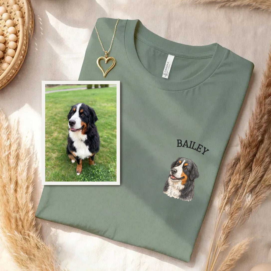 Custom Pet T-shirts for Humans | Personalized Pet Photo Tees – The ...